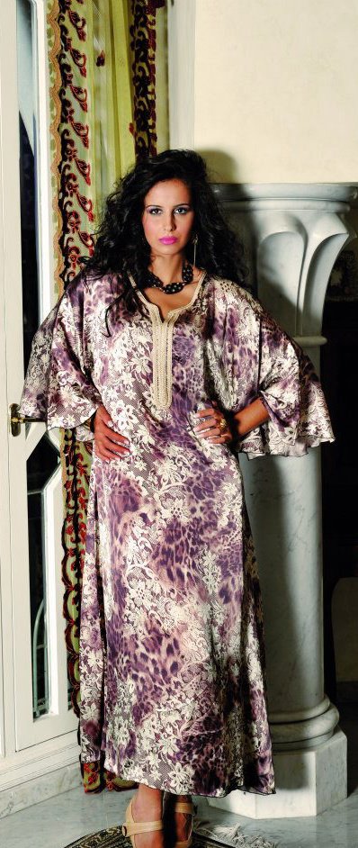 diamantine djellaba - jellaba Maroc 2014 - new caftan maghrebi 2014