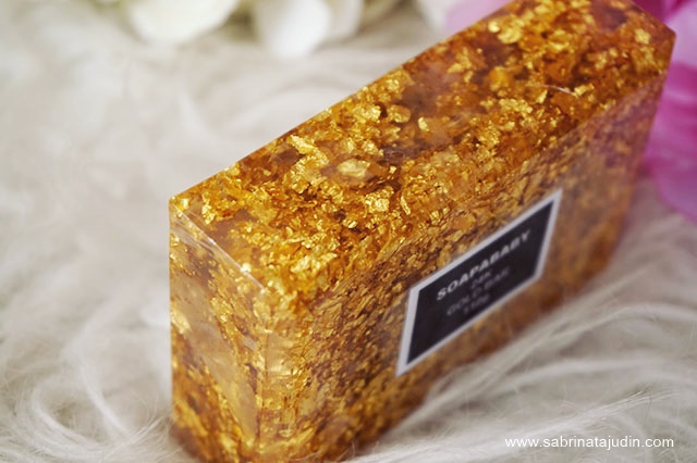 Cover myself with Gold! | 24K Gold Soap by Soapababy | Sabrina Tajudin ...