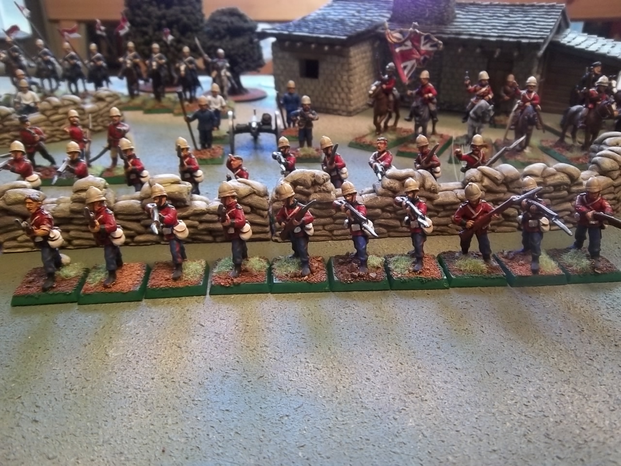 Stepman3 Wargaming: More shots Of Colonial Brits...28mm