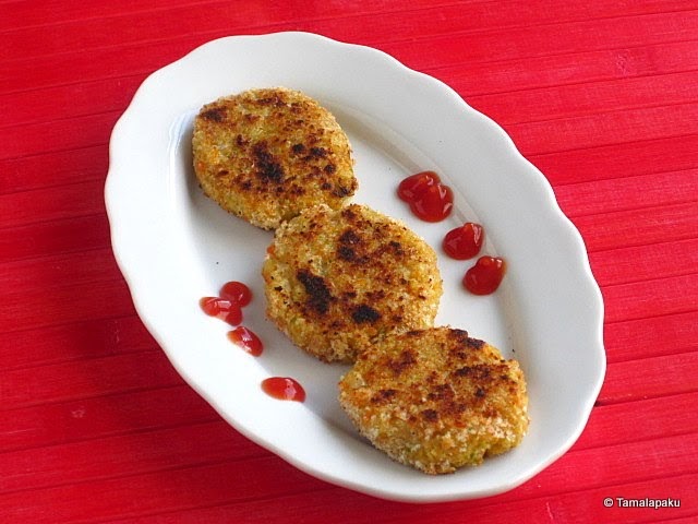 Millet Cutlets ~ Millet Croquettes ~ Tamalapaku