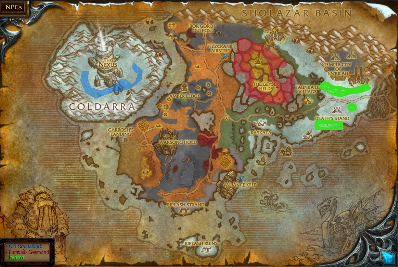 WoW Rare Spawns: Icehorn