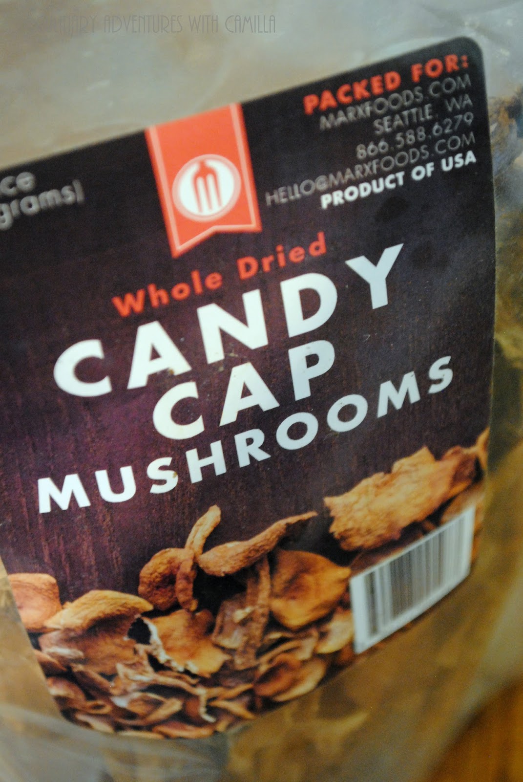 Chamomile-Poached Sand Dabs with Candy Caps #FishFridayFoodies