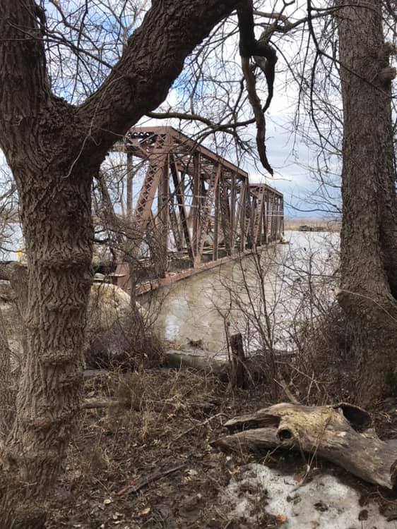 Industrial History: Flood of 2019: Lost/Trail/C&NW Bridge over Niobrara ...