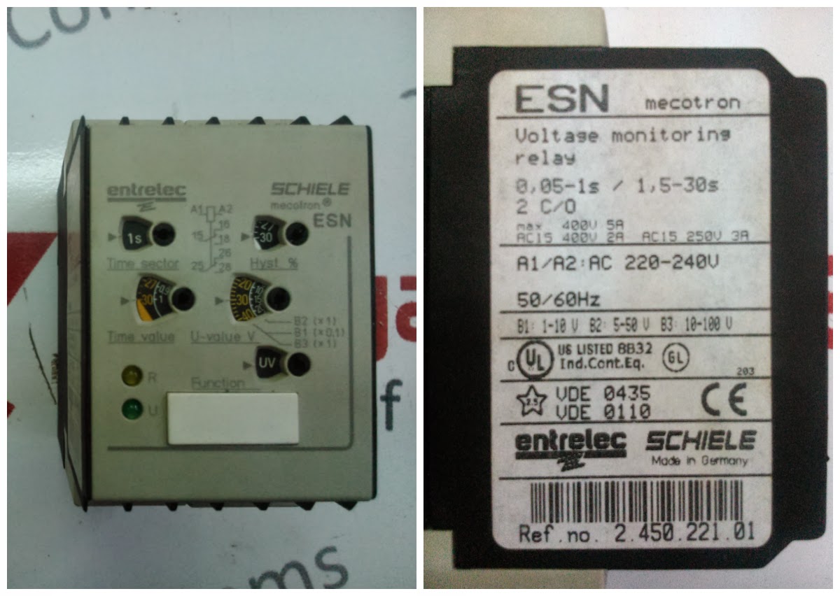 Saniya control systems: ESN ENTRELEC SCHIELE MECOTRON