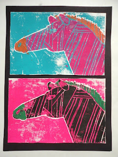 Thomas Elementary Art: 4th Grade Animal Printmaking (The best ...