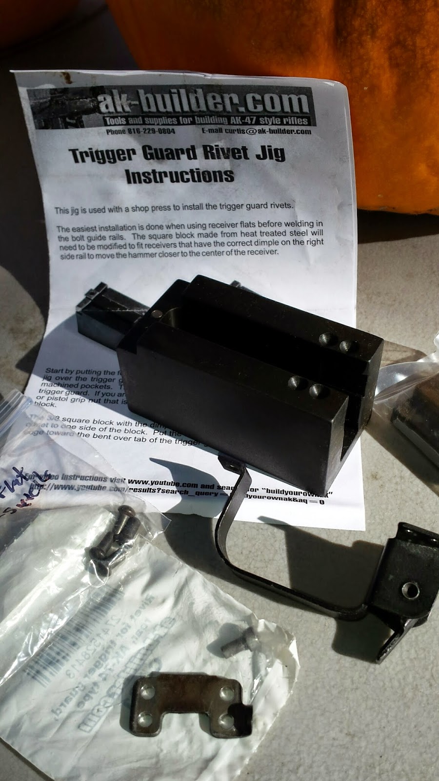 Practical Eschatology: Building Another AK--The Rivet Build