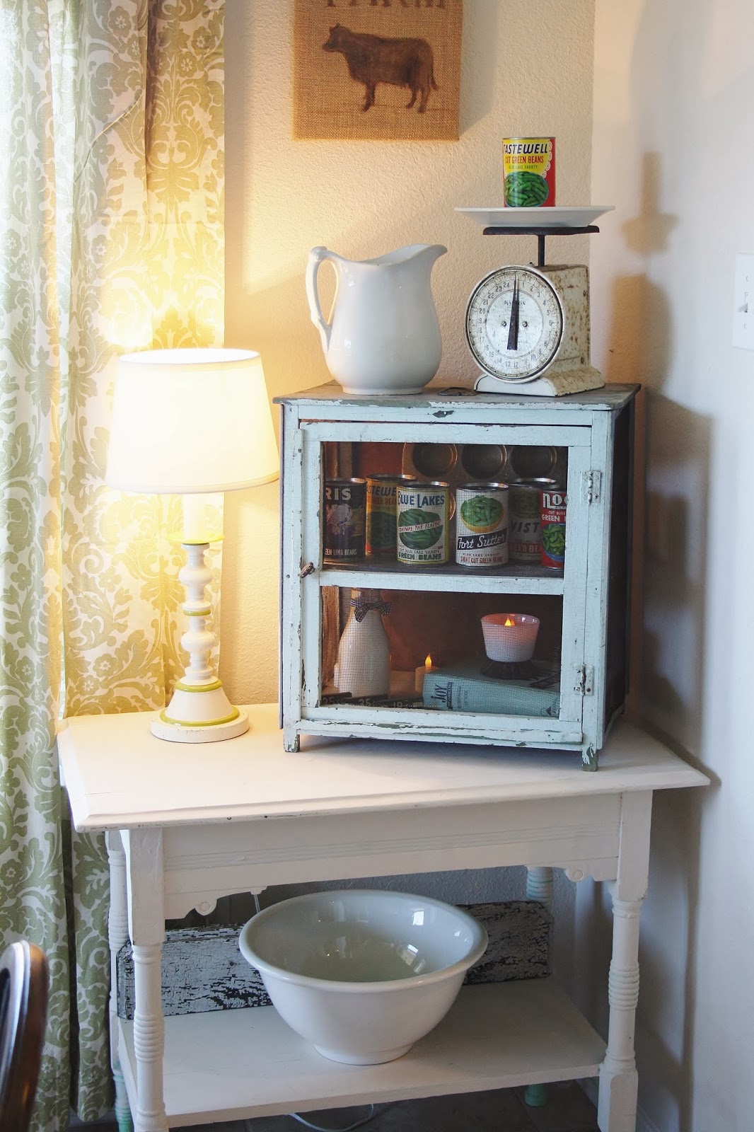 The Farmhouse Porch: General Store Vignette Vintage Can Labels and How ...