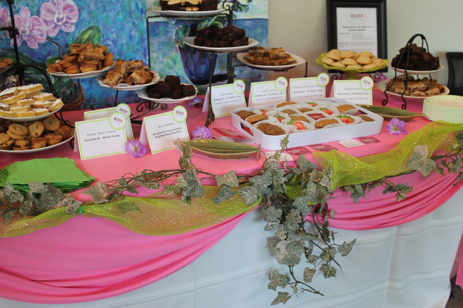 Table Design for Non-profit Fundraiser - Garden Style ~ The Art of Events