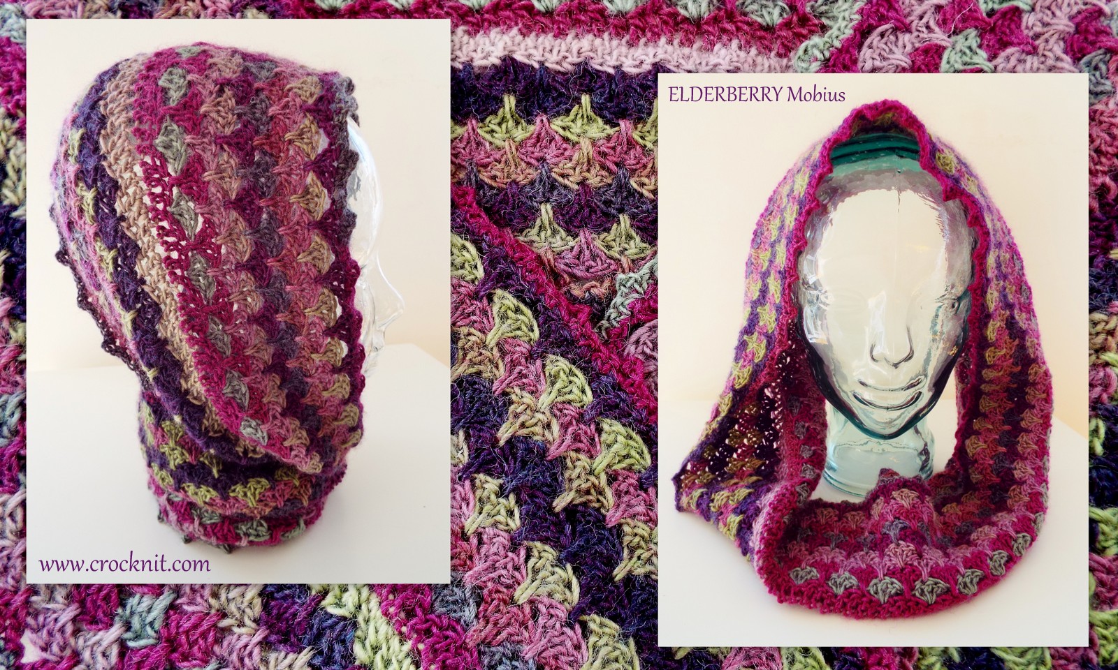 MICROCKNIT CREATIONS: ELDERBERRY Mobius Crochet Pattern