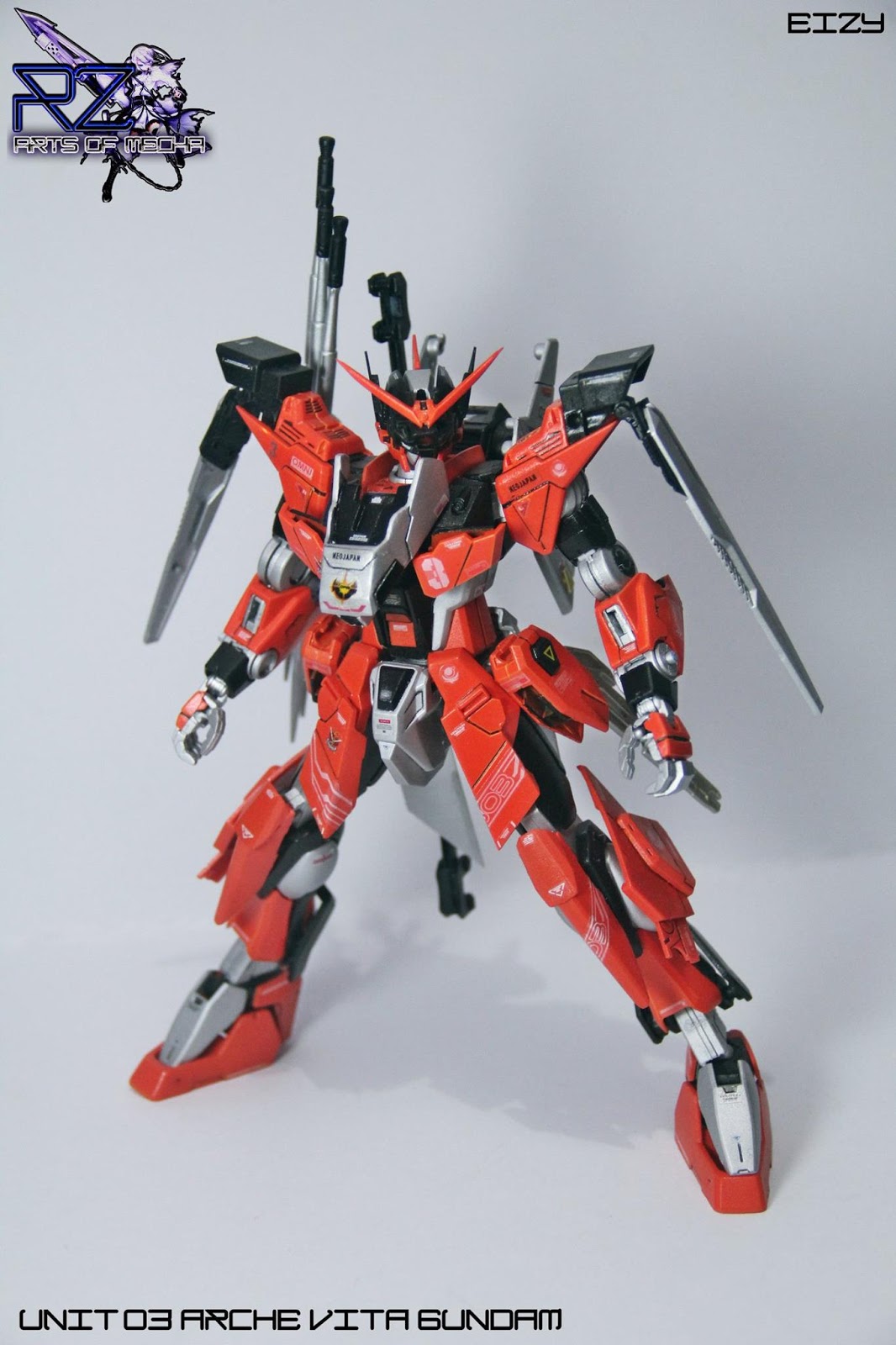 Gundam Family: 1/100 Unit 03 Arche Vita Gundam Custom Build