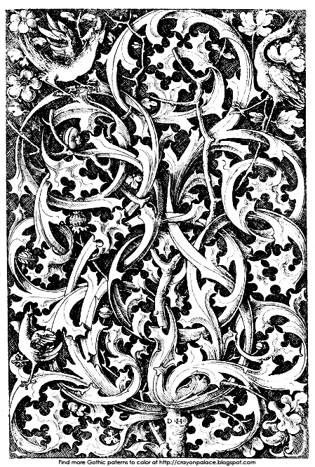 Crayon Palace: A Tangled Gothic Design