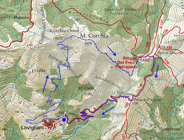 Escursionismo a 360°: Monte Corchia (dalla lizza dei Tavolini) EE