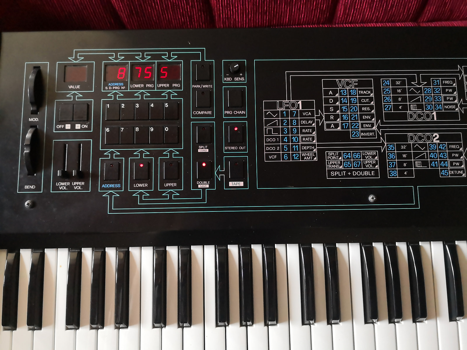 MATRIXSYNTH: Crumar Bit 99 SN 00196