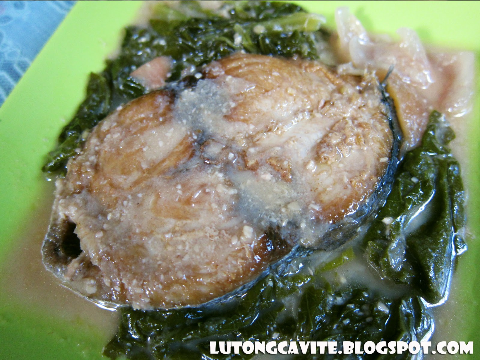Lutong Cavite : Isda sa Miso at Mustasa