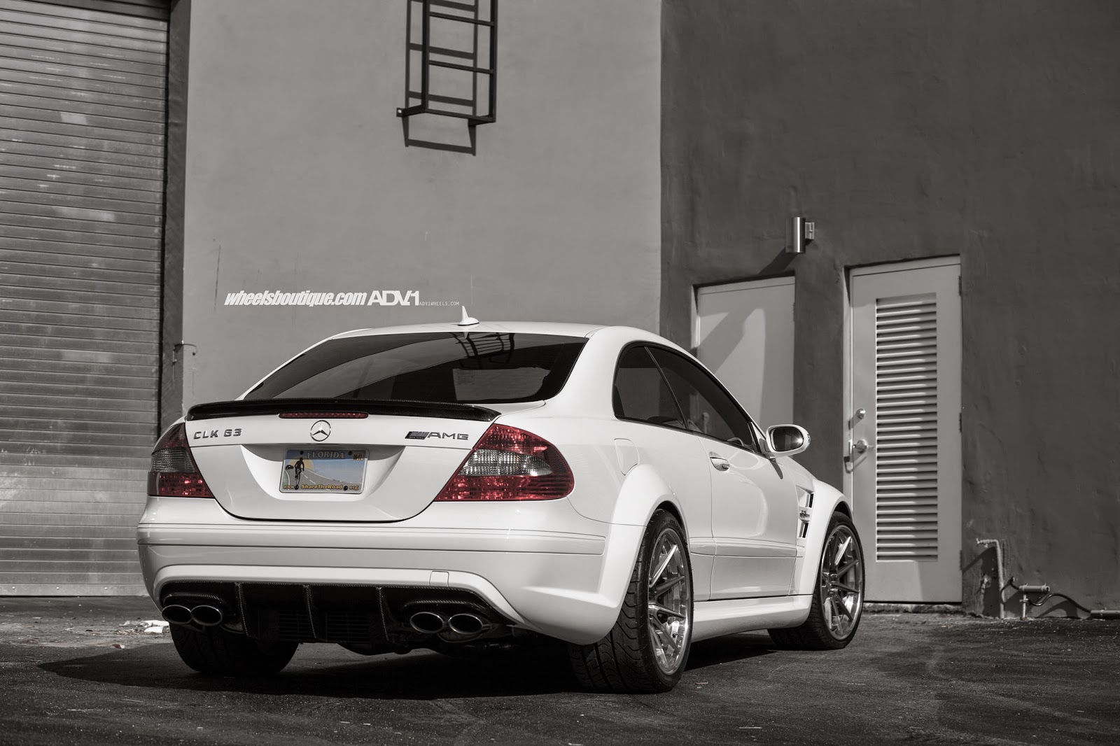 Mercedes-Benz CLK63 AMG Black Series on ADV.1 Wheels | BENZTUNING
