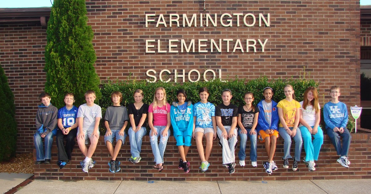 Farmington Elementary School: 5th Grade Distinguished Students