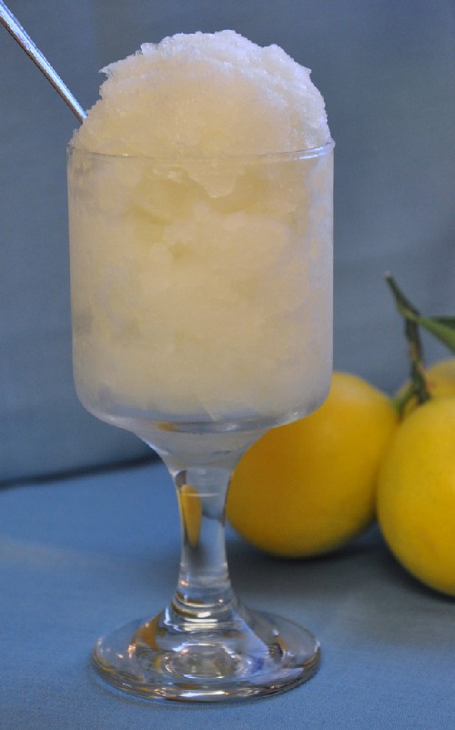 Granita al limone