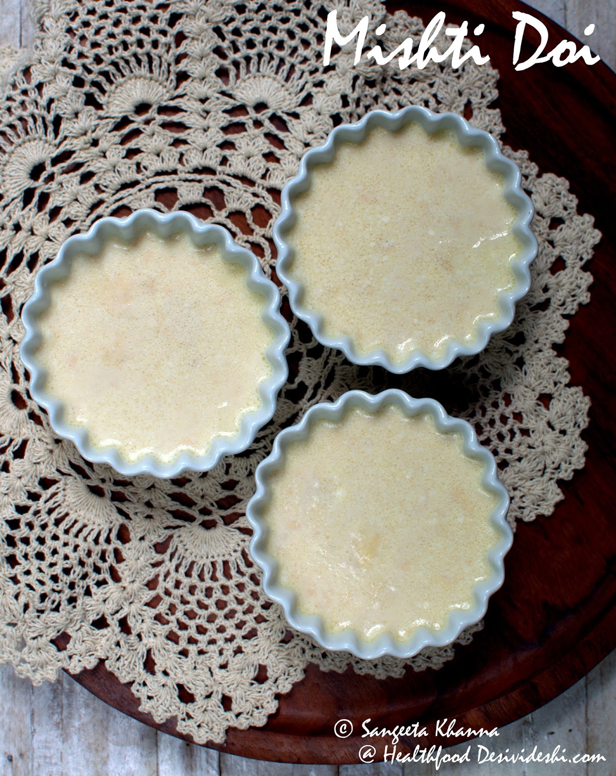 Mishti Doi recipe from scratch | a sweetened yogurt with caramelised ...