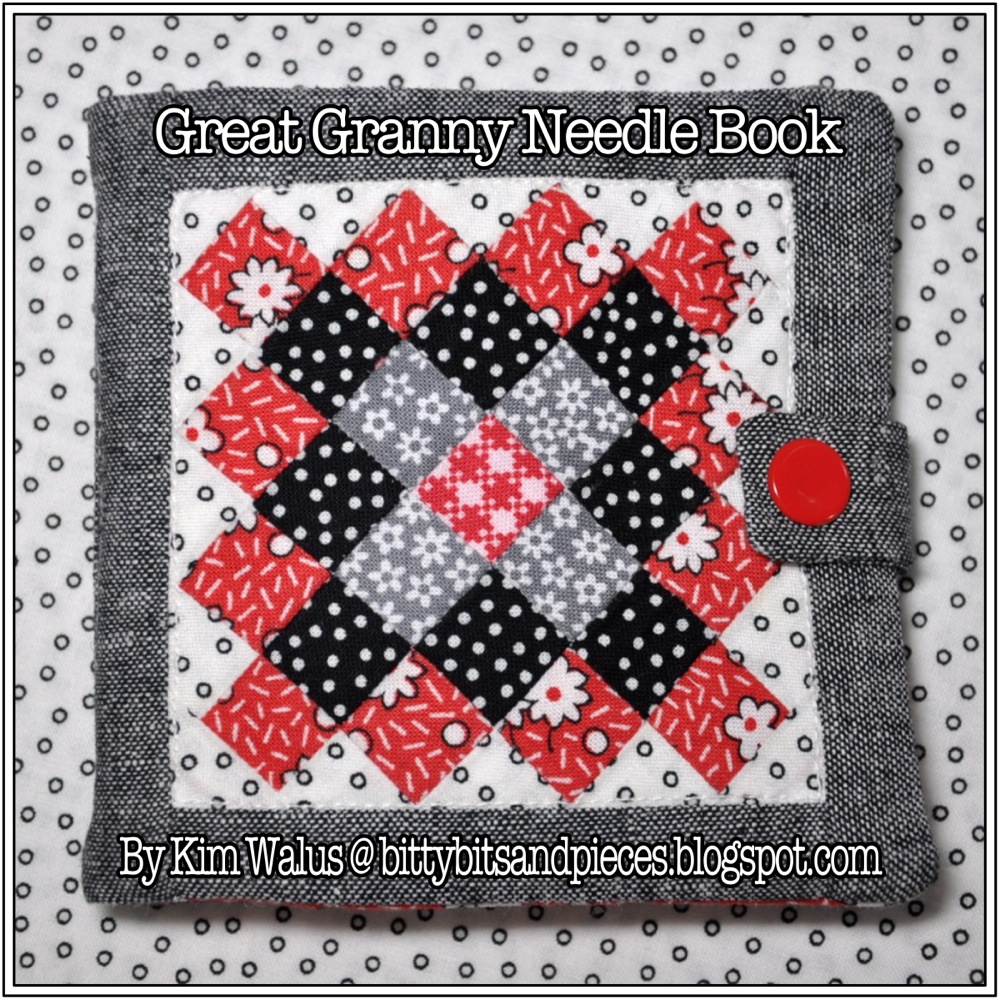 bitty bits & pieces: Great Granny Needle Book