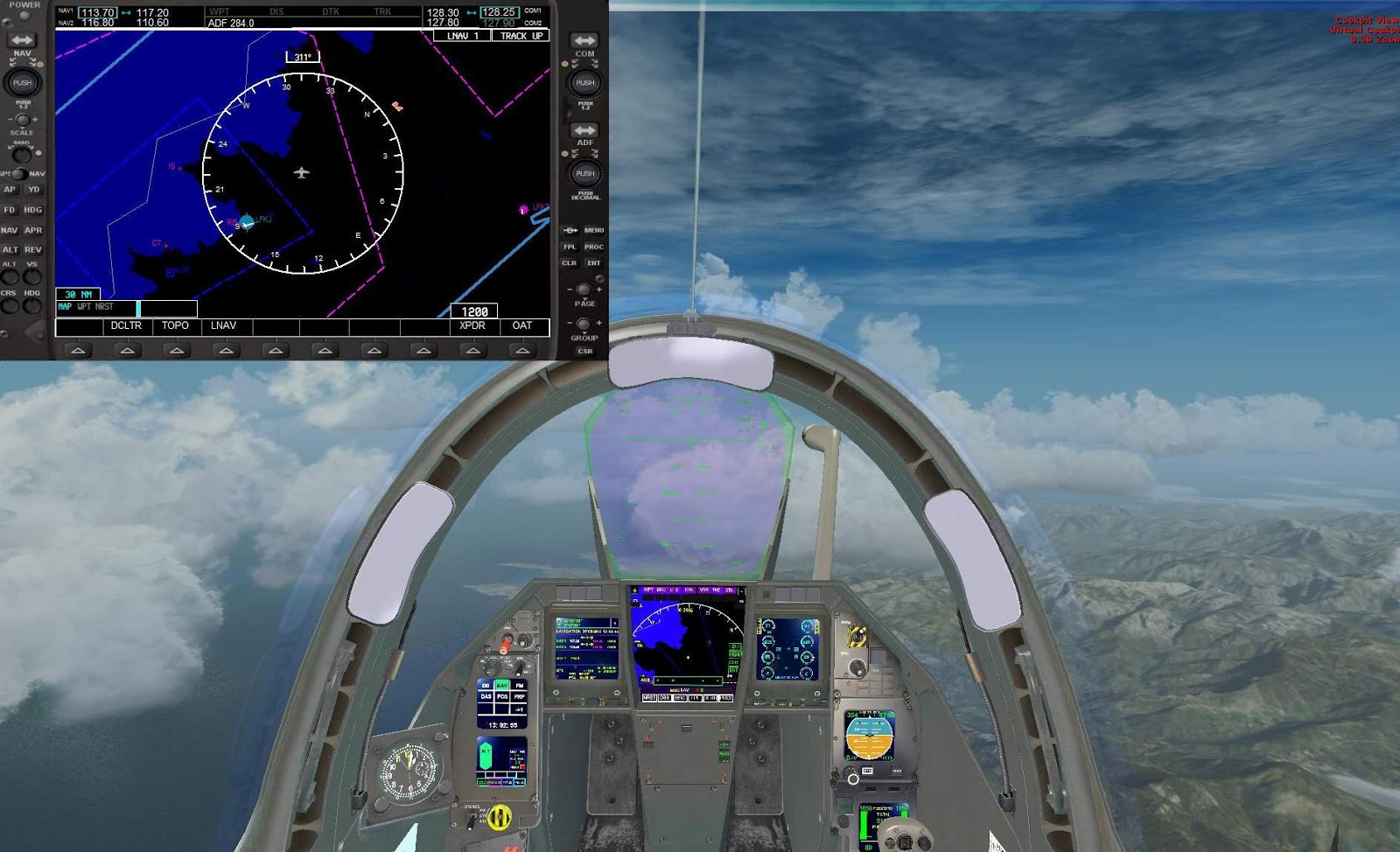 Grimreapers83 Homebuilt cockpit : Add GPS pop up