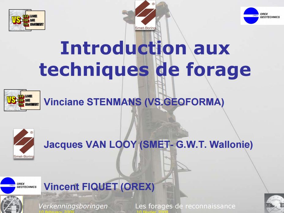 Initiation aux techniques de forage - Cours PDF