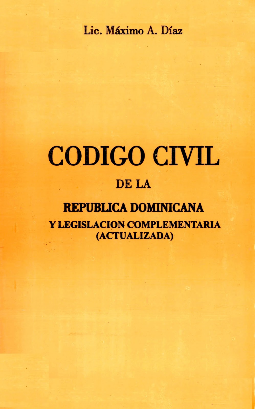Novedades STI: Código civil de la República Dominicana