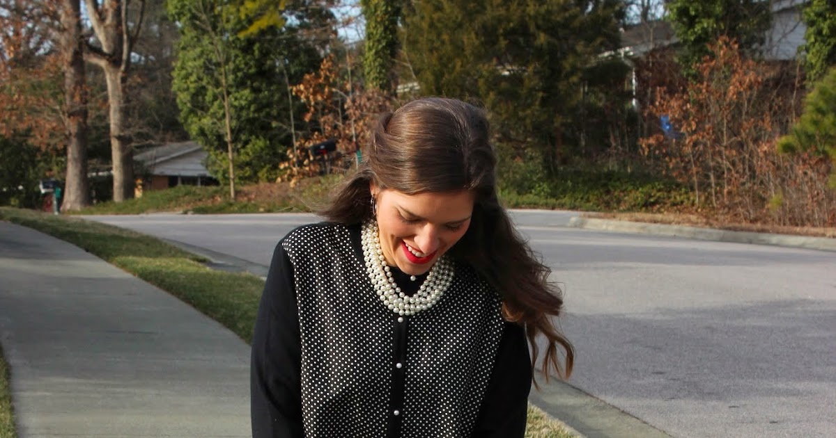 Hand Me Down Style: black and white and red all over