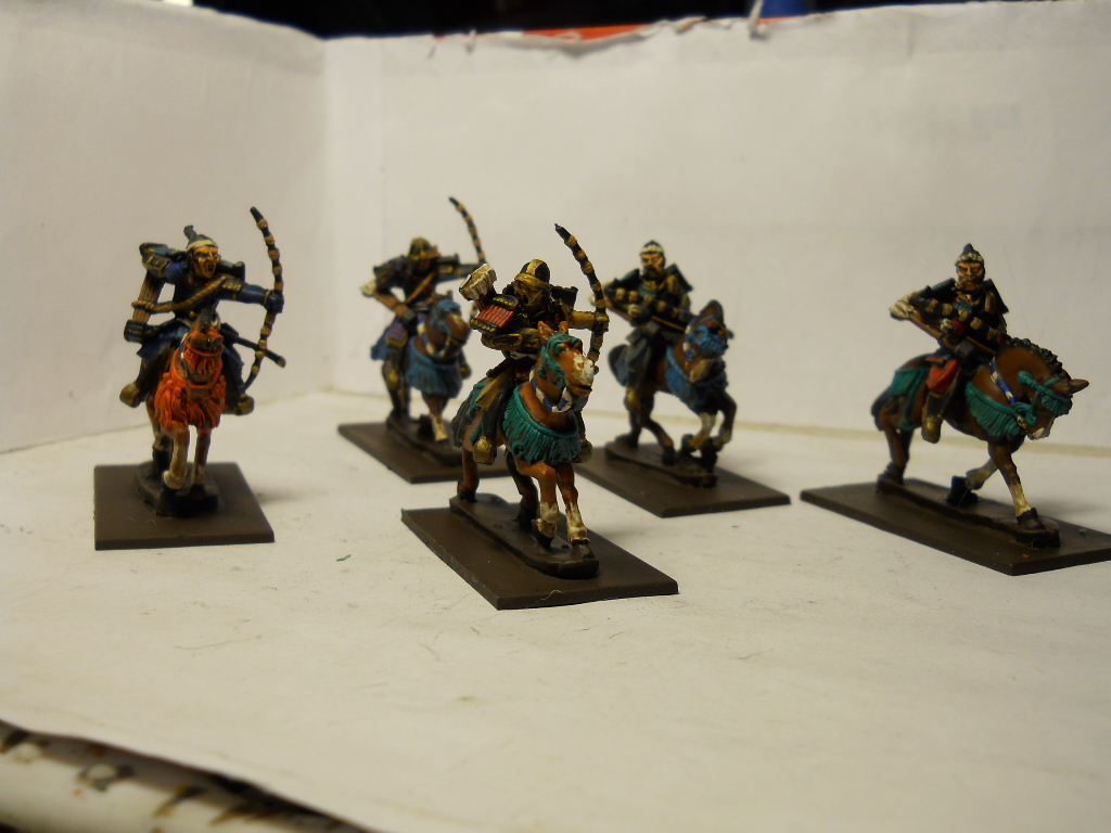 Miniature Wargames Junkie: 28mm OG Mounted Samurai Bowman