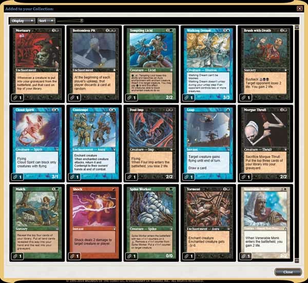 Magic the Gathering Adventures: Four booster packs of Stronghold online