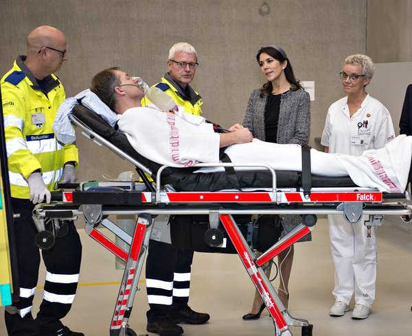 Princess Mary visited Regional Hospital of Rander