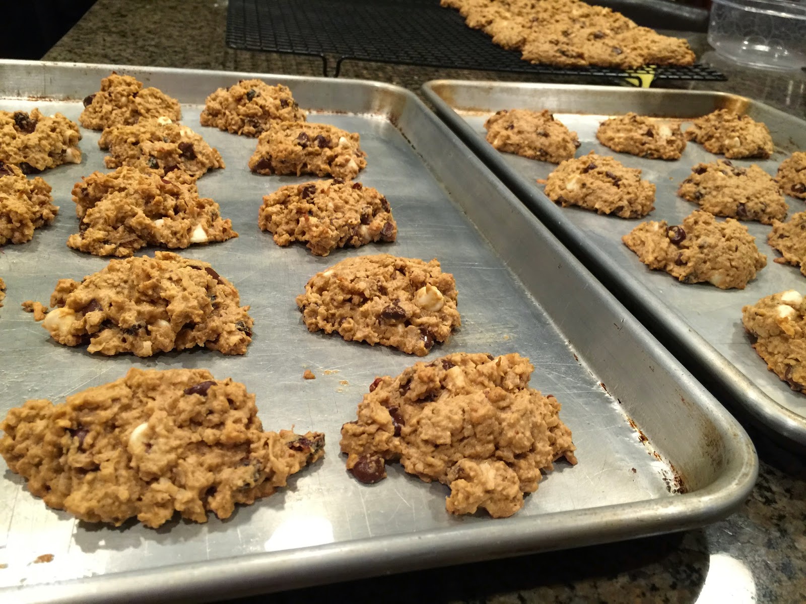 Welcome to my spare time......: Oatmeal Monster Cookies!