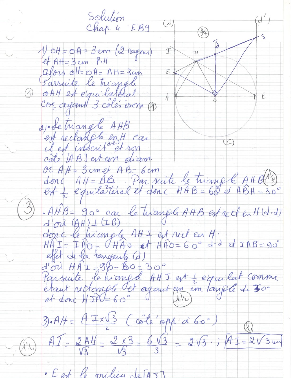 MATHS AU COMPLEMENTAIRE: EB9