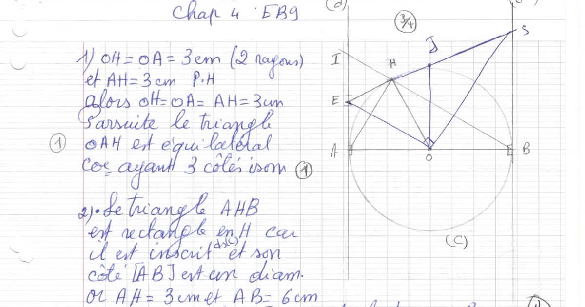 MATHS AU COMPLEMENTAIRE: EB9