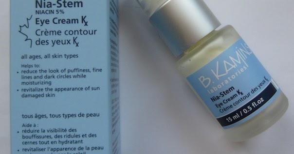 lola's secret beauty blog: B. Kamins Nia-Stem Eye Cream Kx- Review
