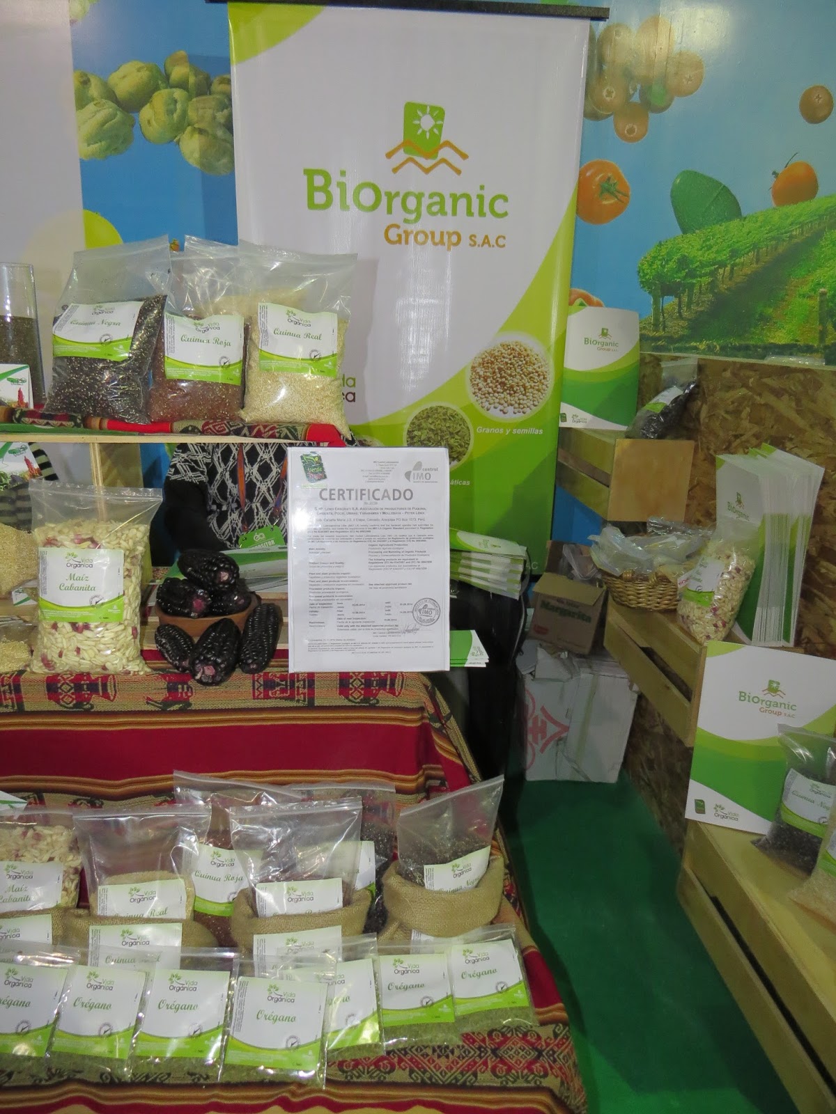 Organic Life Perú: Biorganic Group SAC en Expoalimentaria 2015 Perú