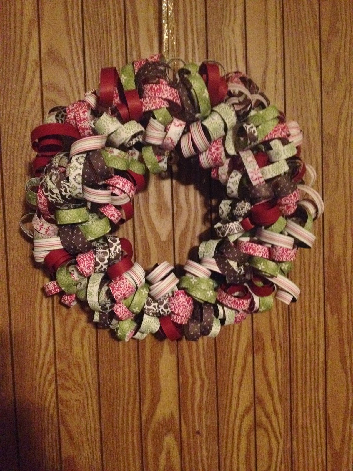 Scramptastic : Curly Paper Wreath