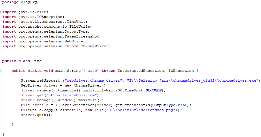 Learn Selenium: How to take screenshot in Selenium WebDriver