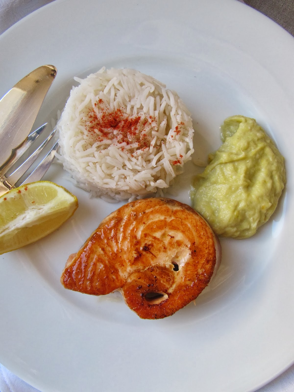 La cuisine d'ici et d'ISCA: Tournedos de saumon et mousse de poireaux