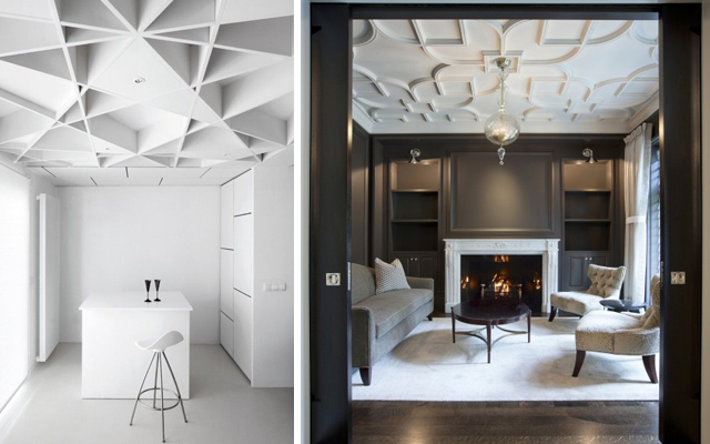 Marzua: Decorar casas con el foco en el techo