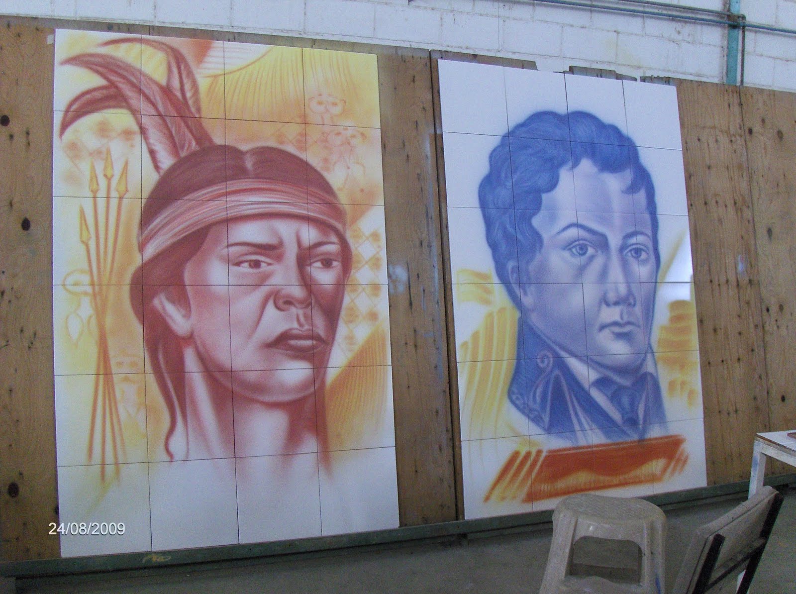 MURALES HISTORICOS: MURAL DE LA JUVENTUD PLAZA RIBAS