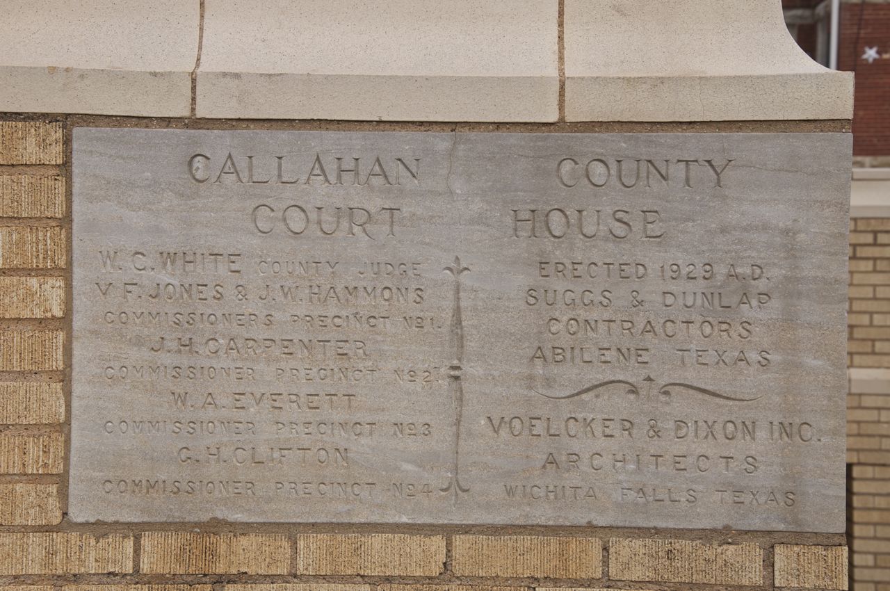 Suzassippi's Lottabusha County Chronicles: Texas Courthouses: Callahan ...