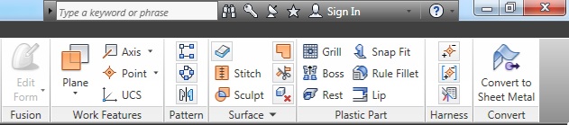 MENGENAL JENIS TOOLBAR PADA AUTODESK INVENTOR - Design Of Manufacture