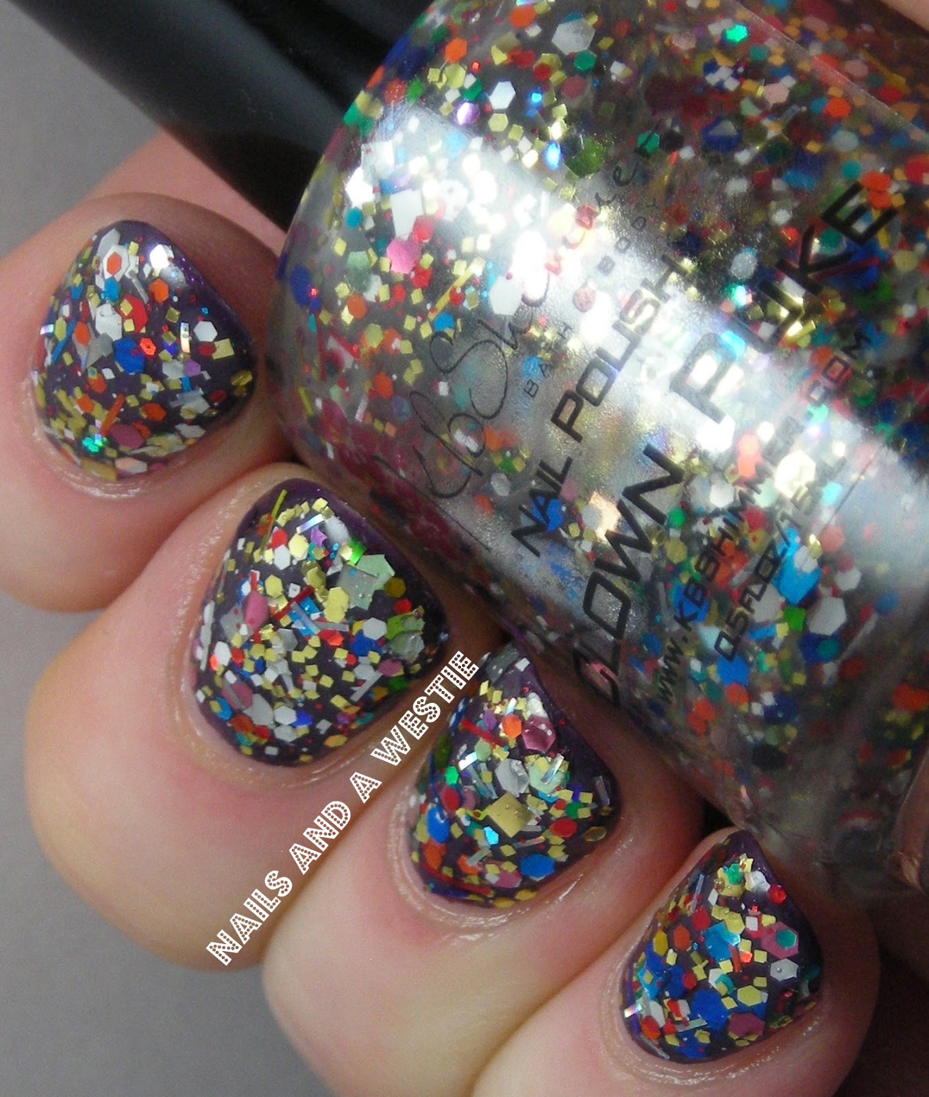 Nails and a Westie: Cult Nails Spontaneous & KBShimmer Clown Puke