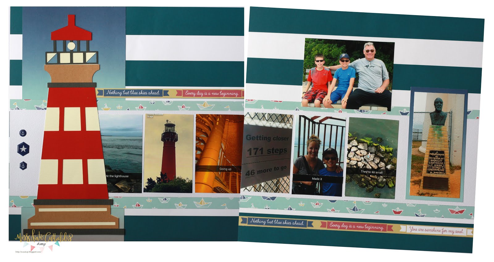 Amys Collages and Other Scrap Stuff: Lighthouse Layout