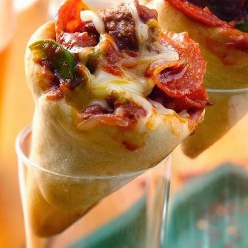Best recipes in world: Pizza Cones
