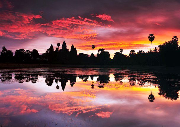 GOLDEN ANGKOR WAT, SIEM REAP, KINGDOM OF CAMBODIA - CAMBODIA