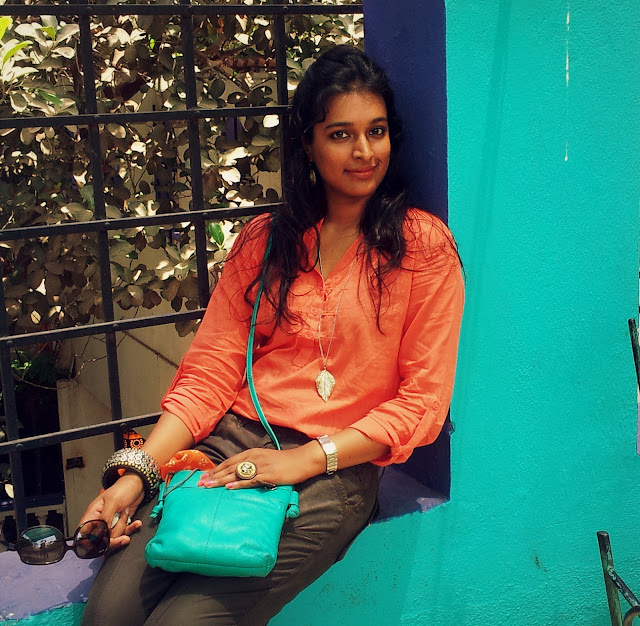 Tangerine Tango & Turquoise ~ The Fleamarket Queen