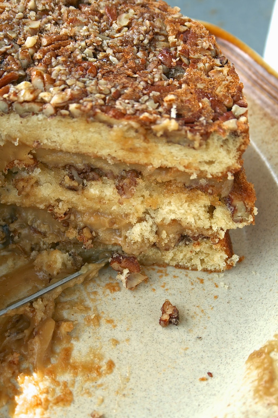 Oregon Transplant: Pecan Pie Cake