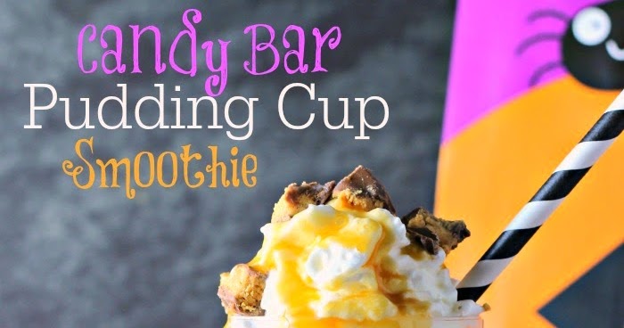 Candy Bar Pudding Cup Smoothie | Renee's Kitchen Adventures
