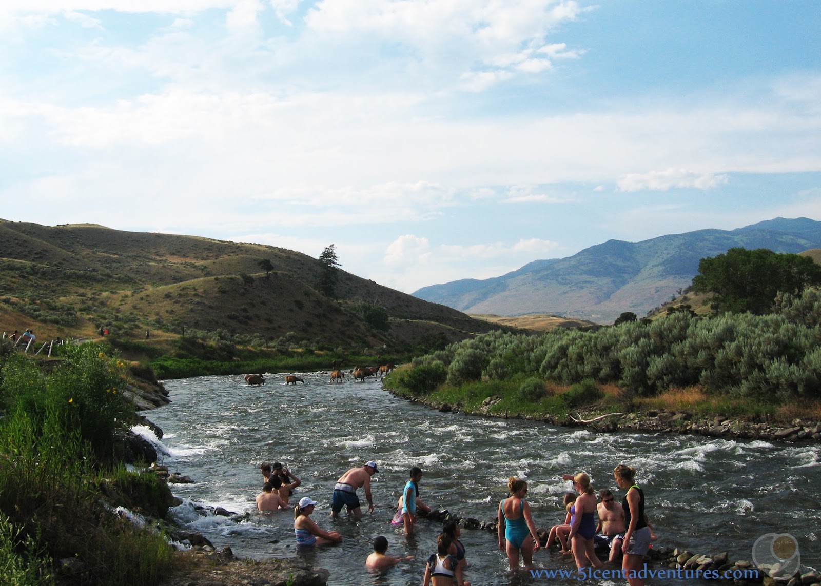51 Cent Adventures: Boiling River - Yellowstone National Park